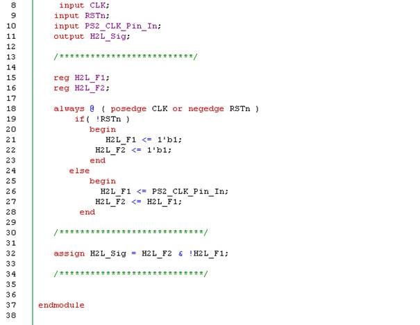 【连载】【fpga黑金开发板】verilog Hdl那些事儿 Ps2解码(九)ps2键盘解码的asm图 Csdn博客